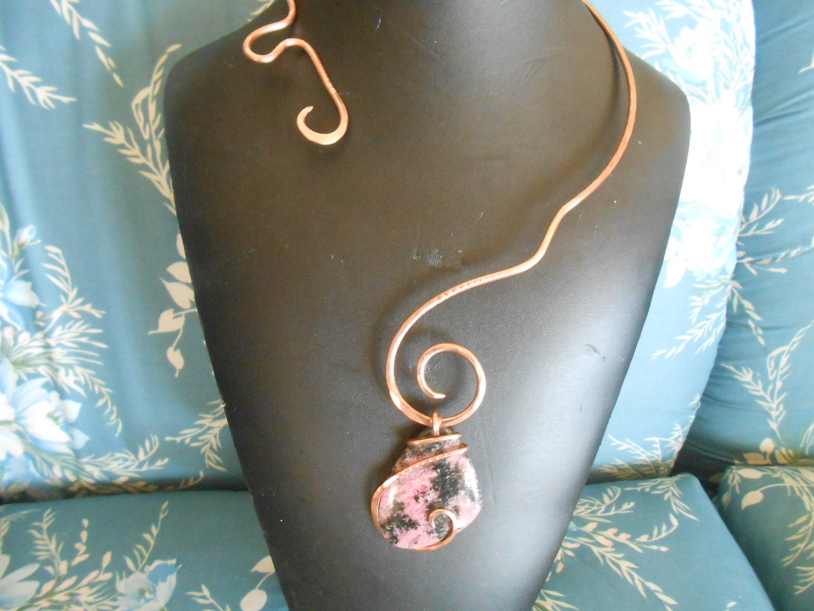 Hammered Copper Free Form Forged Collar - Etsy