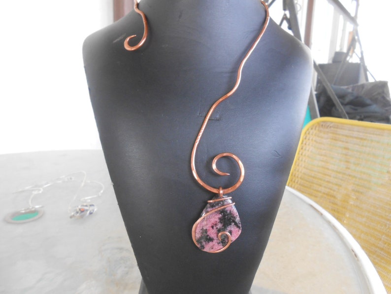 Hammered Copper Free Form Forged Collar - Etsy