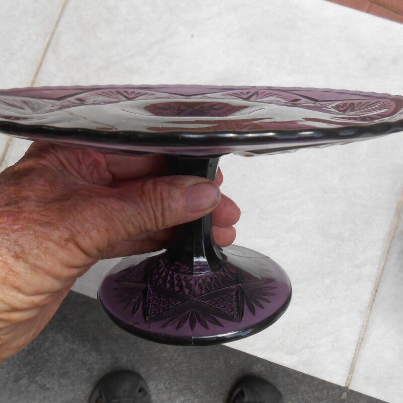 Antique Cake Plate - Etsy