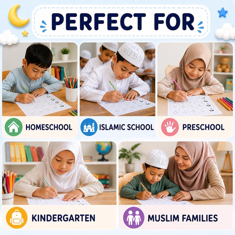 Arabic Alphabet Tracing Worksheets | Huruf Hijaiyah Printable PDF ...
