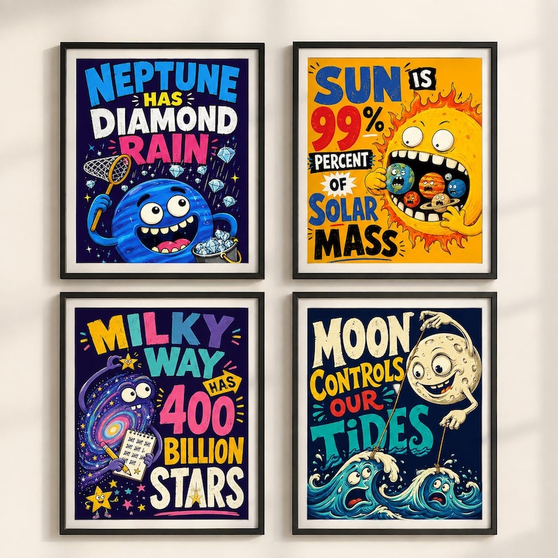 100 Science Classroom Posters Bundle, Funny STEM Wall Art Printable ...
