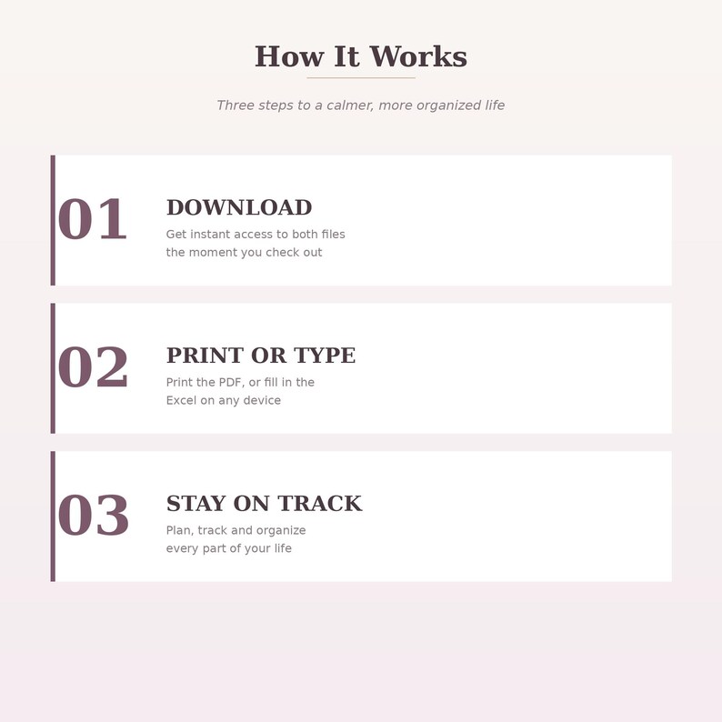 Life Planner | Daily, Weekly, Monthly Goals, Habit Tracker (instant ...