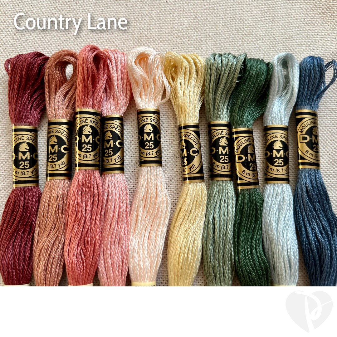 Country Lane Thread Packs | DMC Thread Pack | Embroidery Floss - Etsy