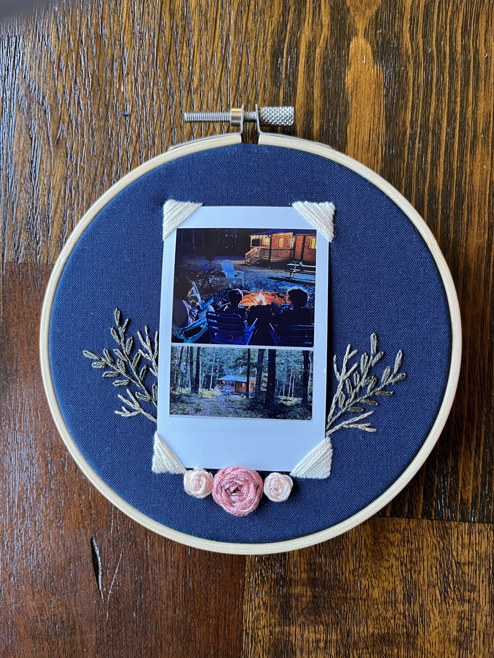 Instax Photo Frame Pattern | PDF Download Only | Embroidered Photo ...