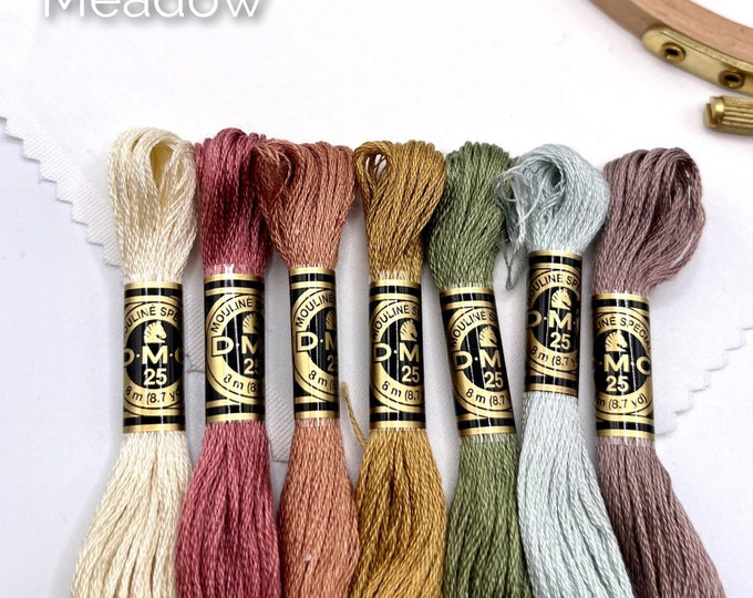 Meadow Thread Pack DMC Thread Pack Embroidery Floss - Etsy