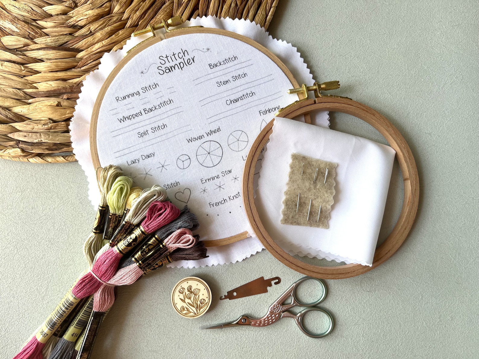 Beginner Embroidery Kit Embroidery Kit Embroidery Essentials Embroidery ...