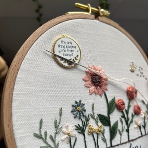 Needle Minder | Gold Enamel Magnetic Needle Minder - Etsy