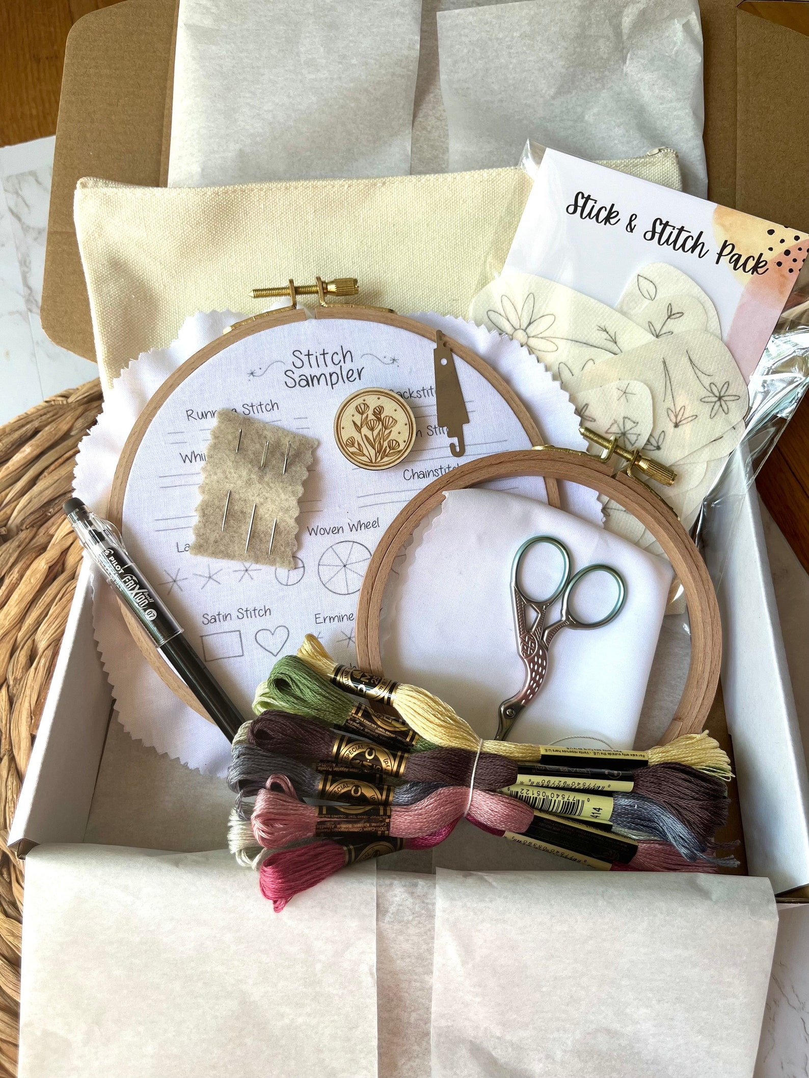 Beginner Embroidery Kit Embroidery Kit Embroidery Essentials Embroidery ...