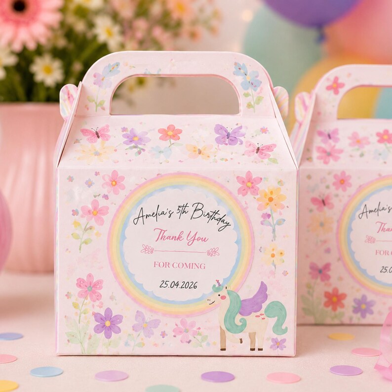 ANY AGE Pastel Unicorn Birthday Invitation Bundle | Custom Party ...
