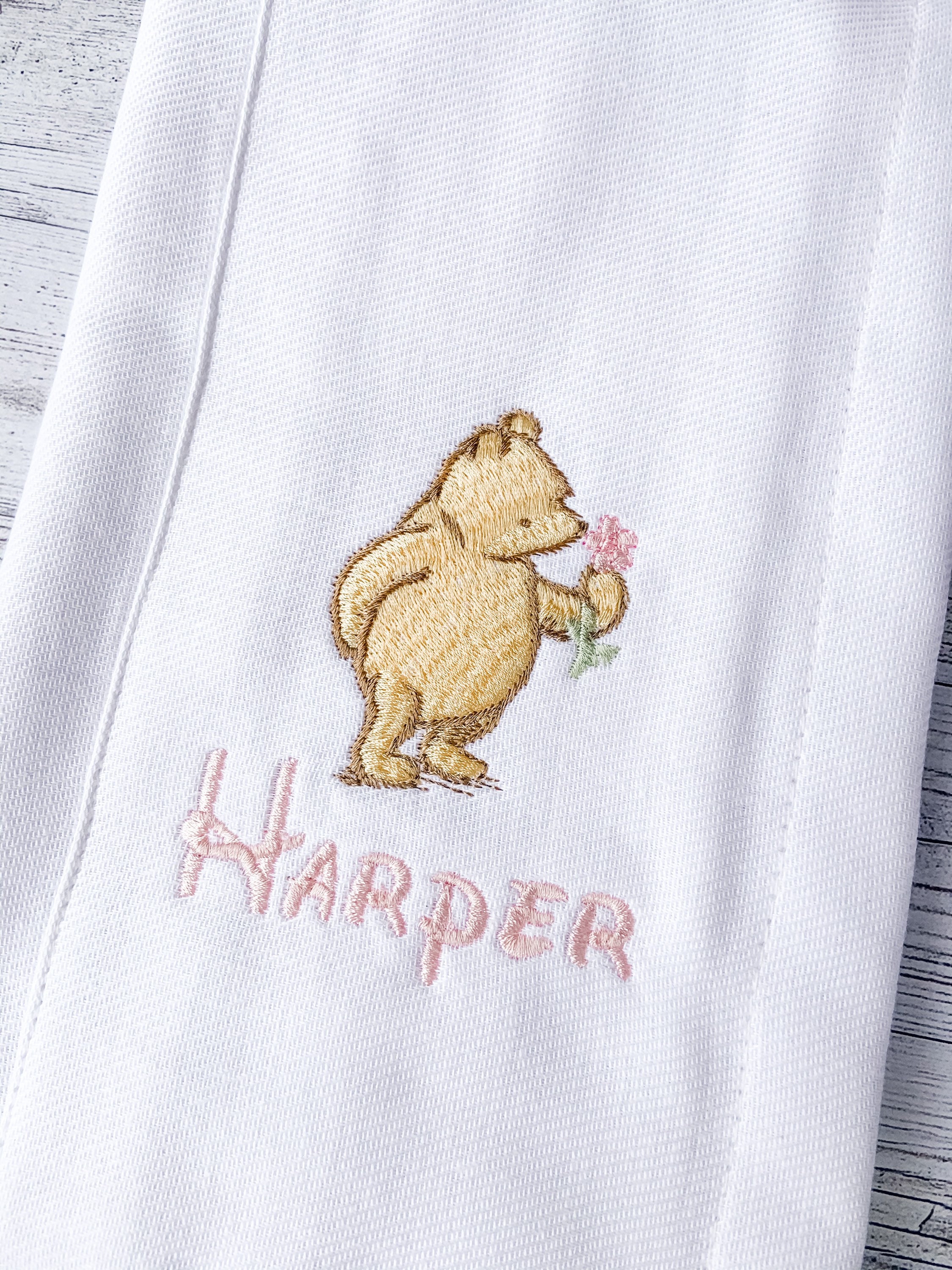 Winnie the Pooh Disney Personalized Burp Cloth Girl Coming | Etsy