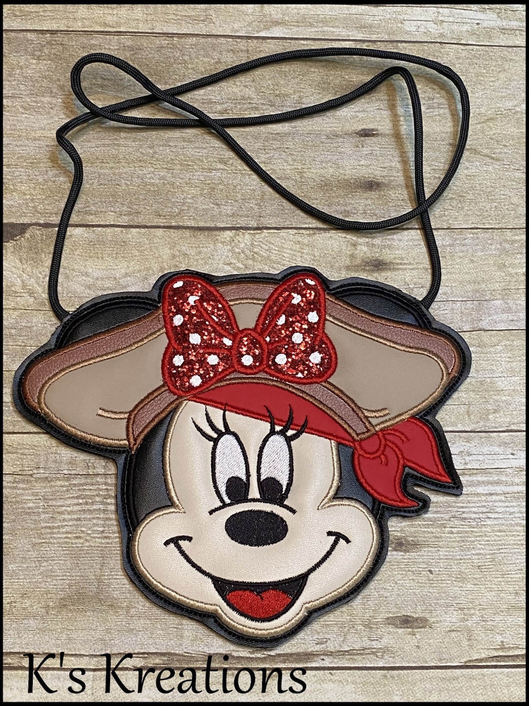 Minnie Mouse Pirate Crossbody Bag, Girls Disney Halloween Crossbody ...