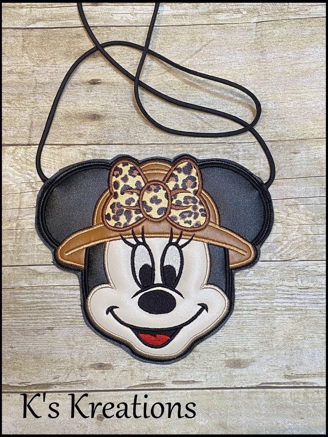 Safari Minnie Crossbody Bag, Girls Disney Crossbody Purse, Animal ...