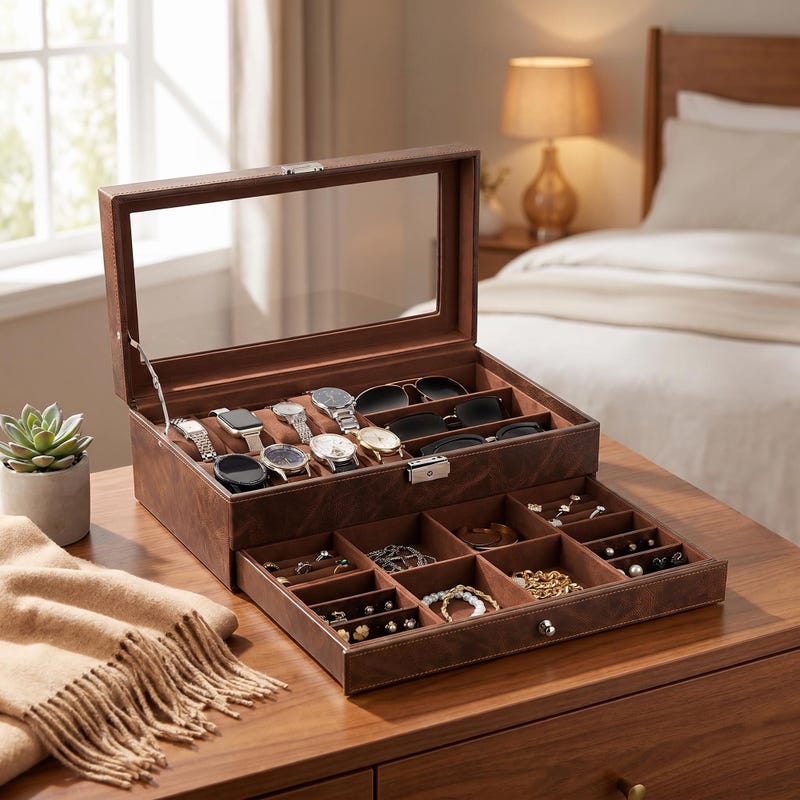 Valet Top Jewelry Box - Etsy