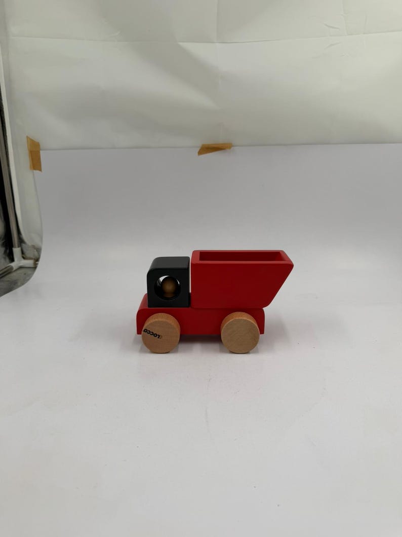 Handmade Wooden Dump Truck Toy, Montessori Waldorf Toddler Vehicle, Eco ...