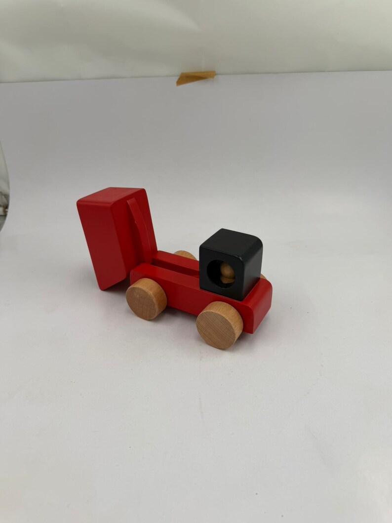 Handmade Wooden Dump Truck Toy, Montessori Waldorf Toddler Vehicle, Eco ...