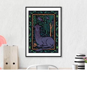 A4 Medieval Tapestry Unicorn Print, Art Print, College Dorm Decor ...