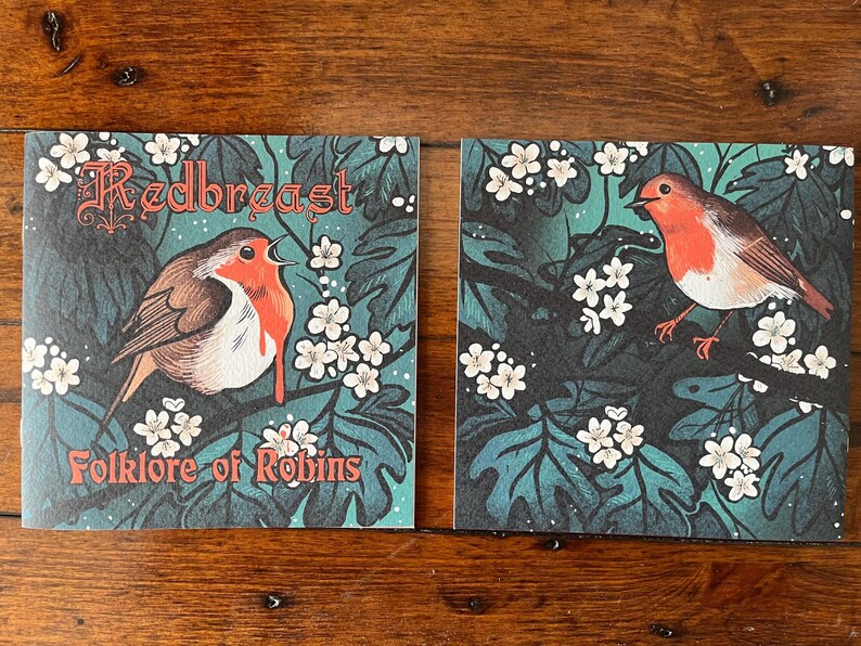 Redbreast- the Folklore of Robins- Small Bird Zine- Full Colour, Robin ...