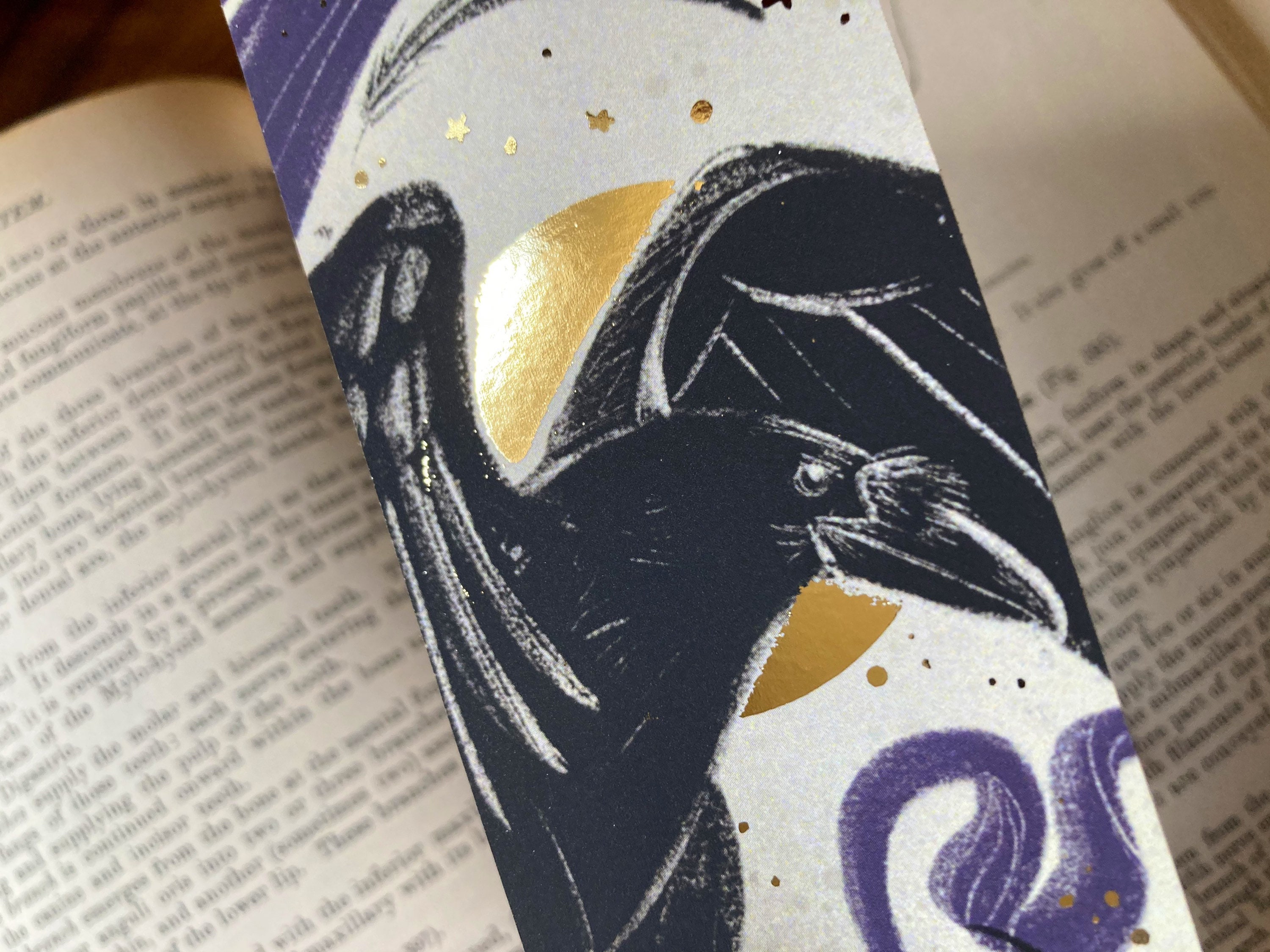 Deluxe gold foil bookmark set of 3 148x 52cm gold painted | Etsy