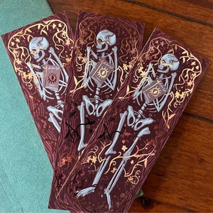 The Librarian Deluxe Bookmark (148x 52cm) Gold Painted Edges, Gothic ...