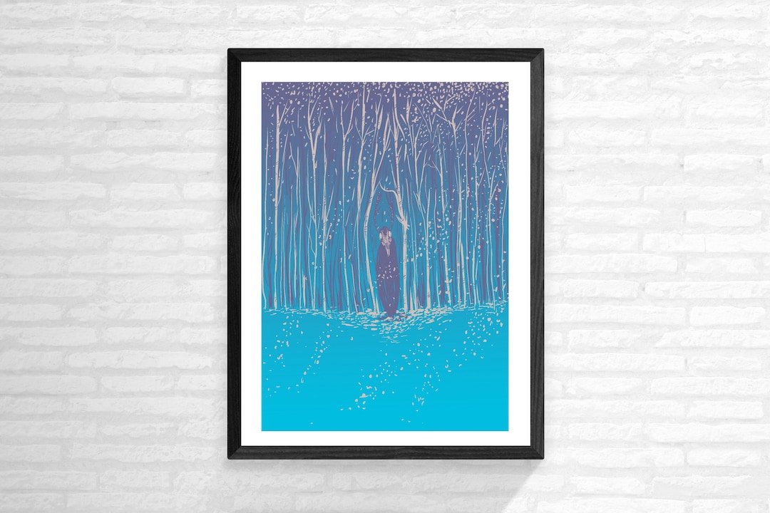 Wendigo in Snow- A5 (8.3x5.8 Inches) Art Print- Cryptid, Illustration ...