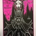 Limited Edition Neon Pink Satanic Risograph Print Occult Riso Halloween ...