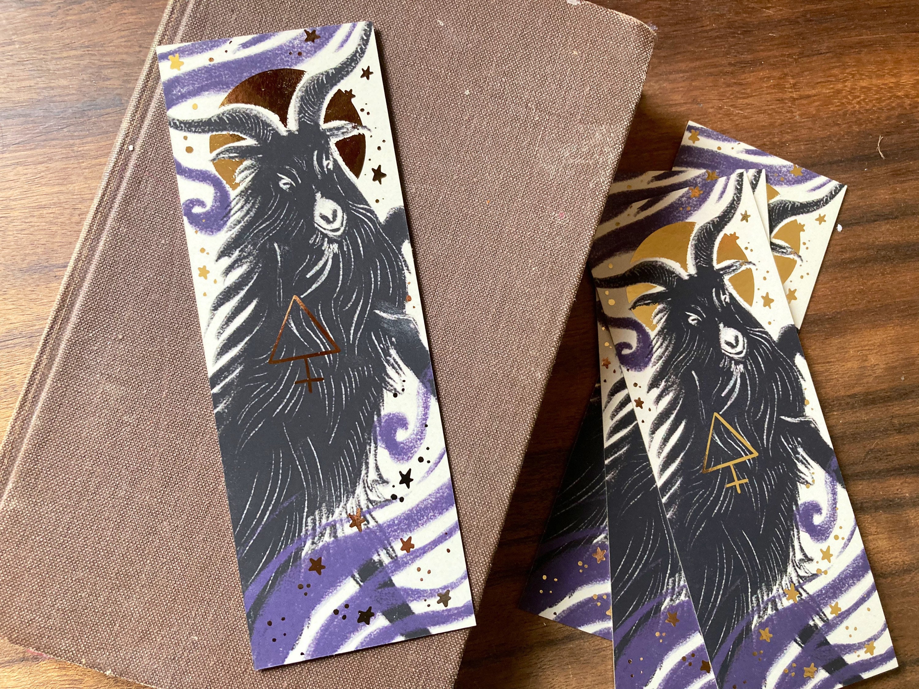 Deluxe Gold Foil Bookmark Set of 3 (148x 52cm) Gold Painted Edges ...