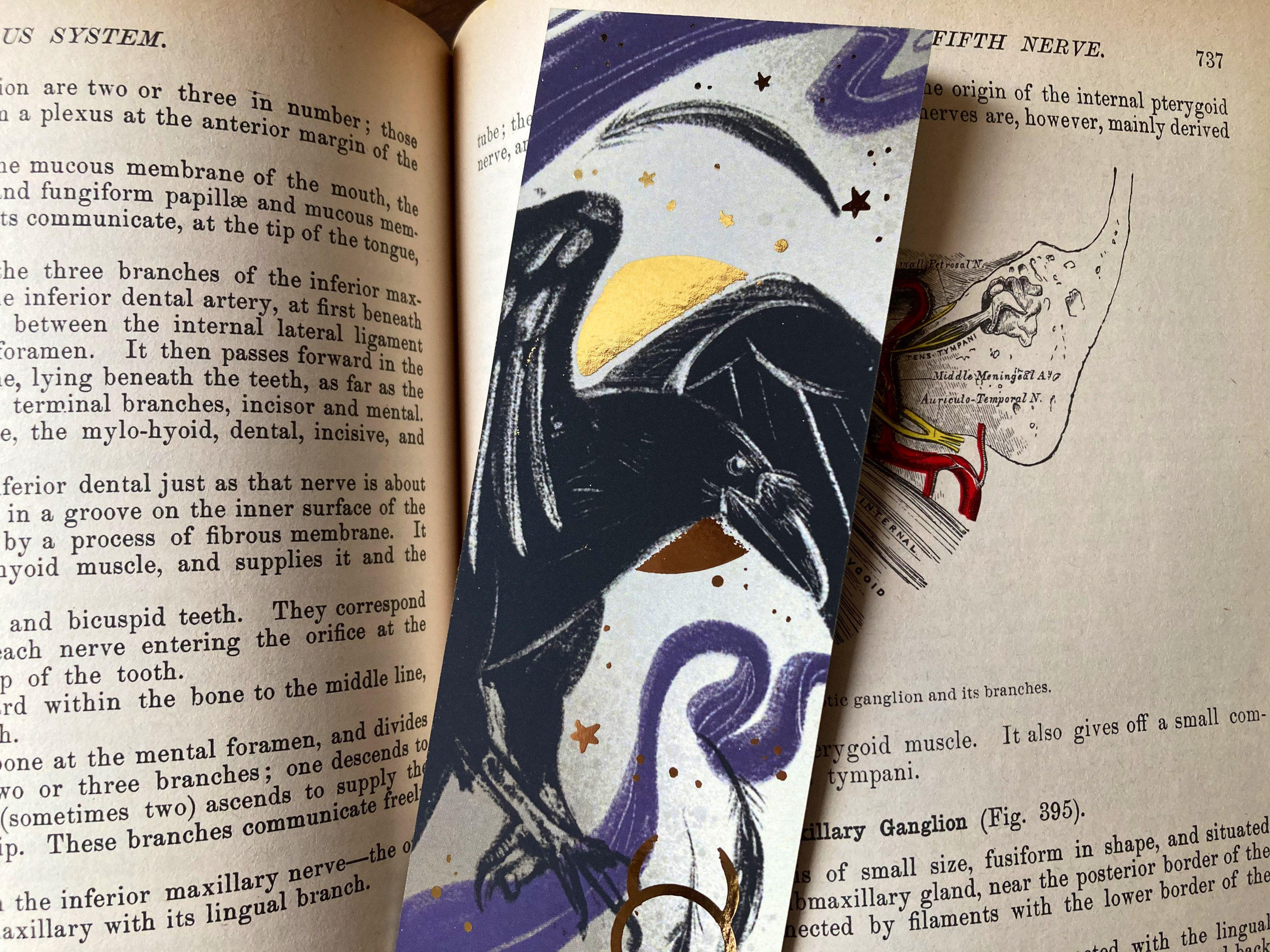 Deluxe Gold Foil Bookmark Set of 3 148x 52cm Gold Painted - Etsy UK