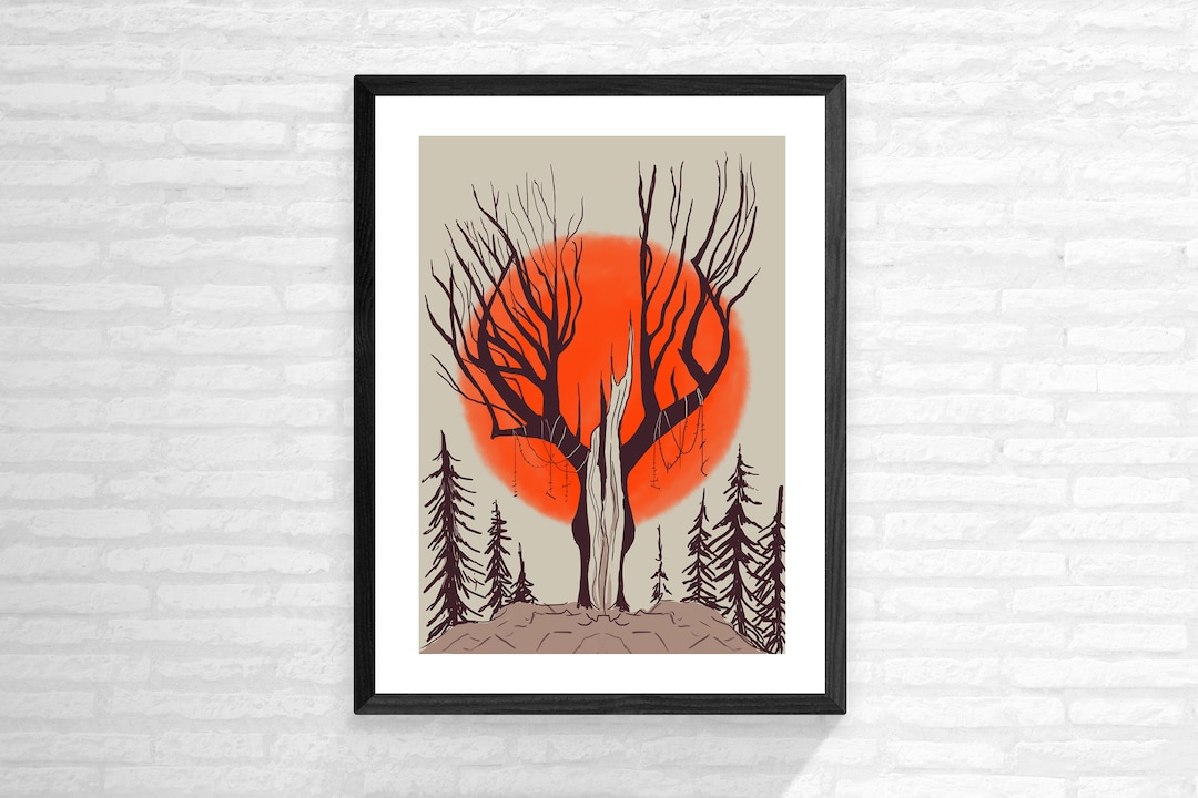 Ritual Tree Art Print- 2 Sizes! (a5, A4)- Occult Illustration, Creepy ...