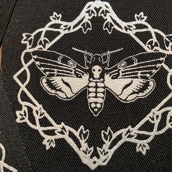 Moth Screen Print - Etsy