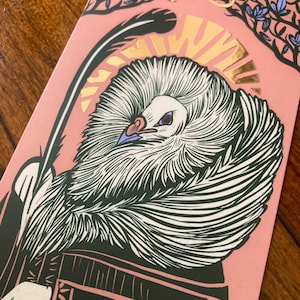 The Scribe Deluxe Rose Gold Art Print 30x10.5cm 12x4 Inches Occult ...