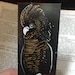Red-tailed Black Cockatoo Bookmark!- 52x148mm Bird Bookmark, Perfect ...