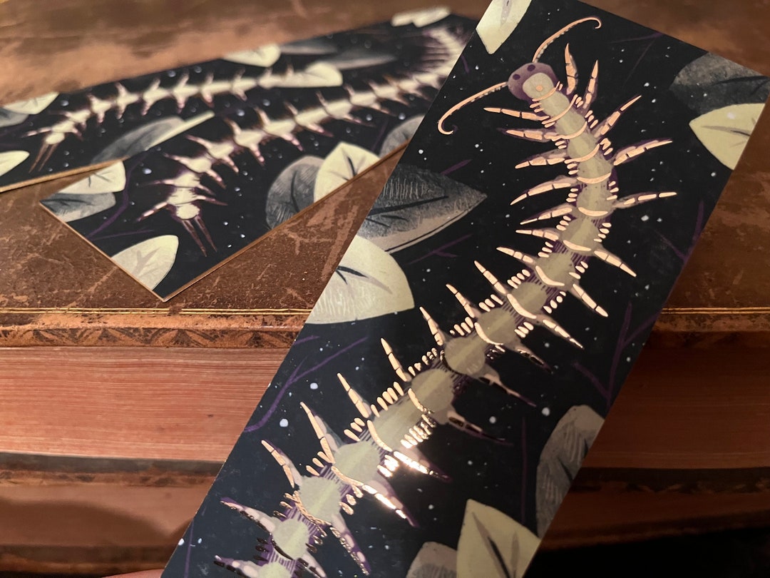 Deluxe Leggy Boy Centipede Bookmark (148x 52cm) Gold Painted Edges ...