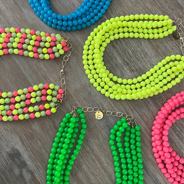 Neon Jewelry - Etsy