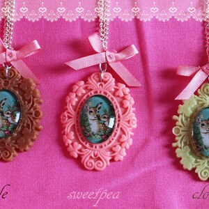Woodland Whimsy Baroque Pendant Necklace - 3 Styles - 9 Colors - Etsy
