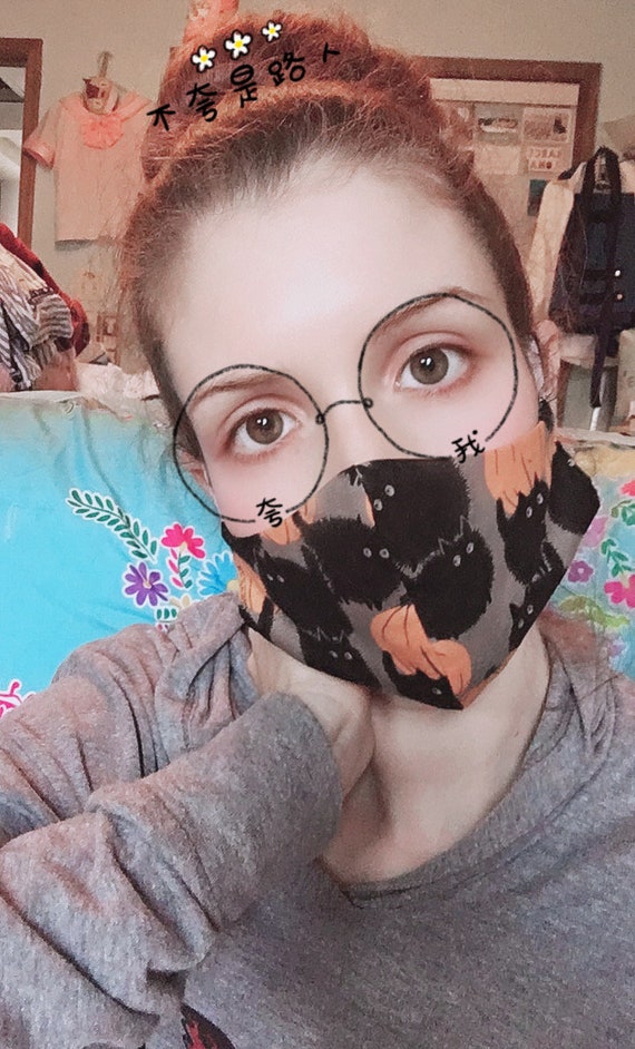 Halloween Themed Face Masks 8 Different Styles - Etsy