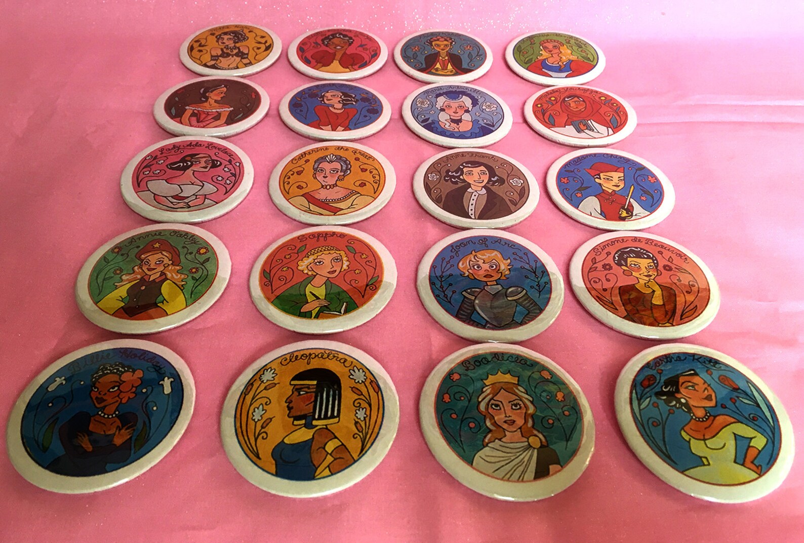 Historical Ladies Pins 20 Different Women to Choose From - Etsy