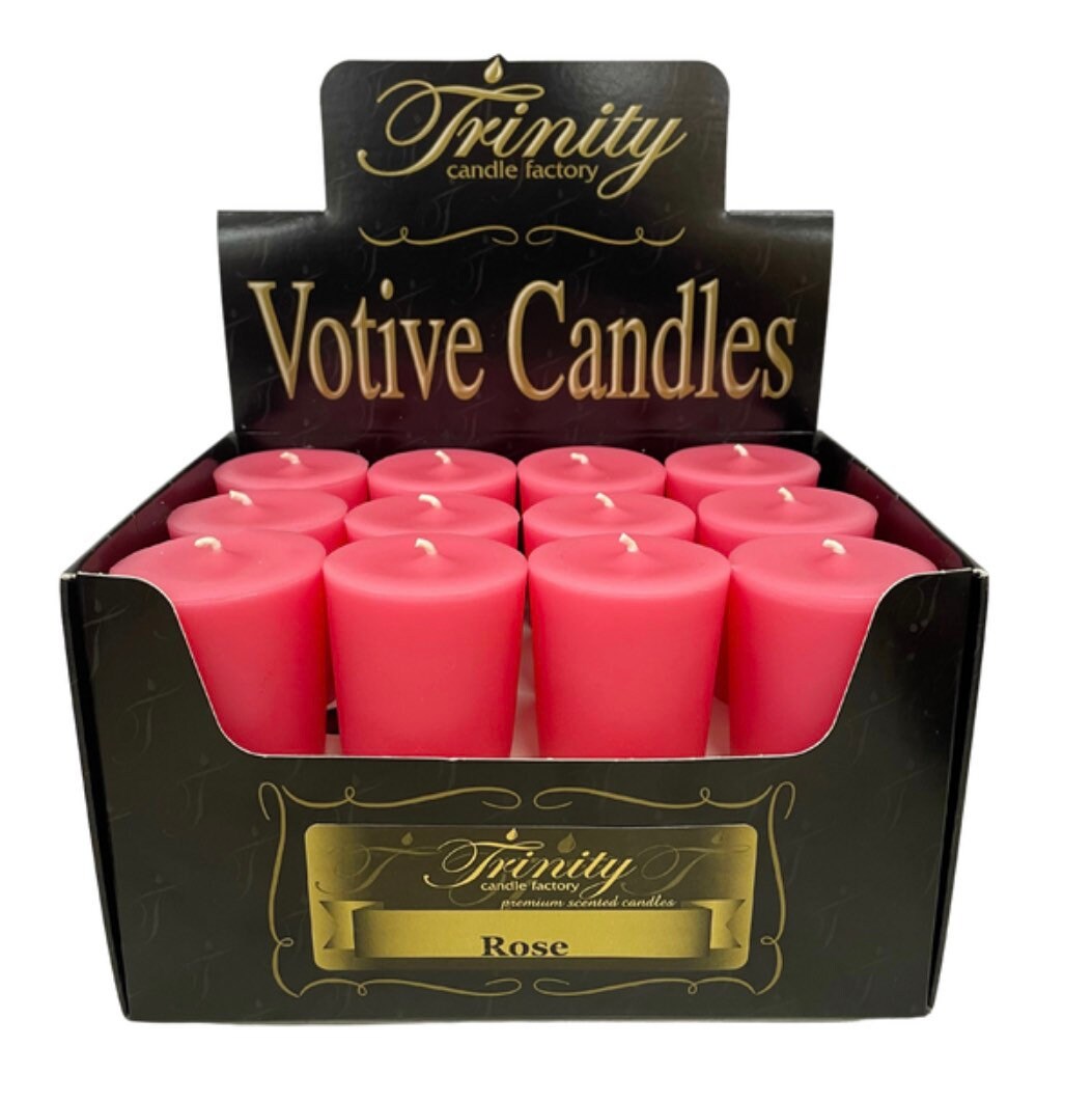 Rose Votive Candles, Spring Candles - Etsy