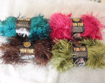 Fun Fur Yarn | Etsy