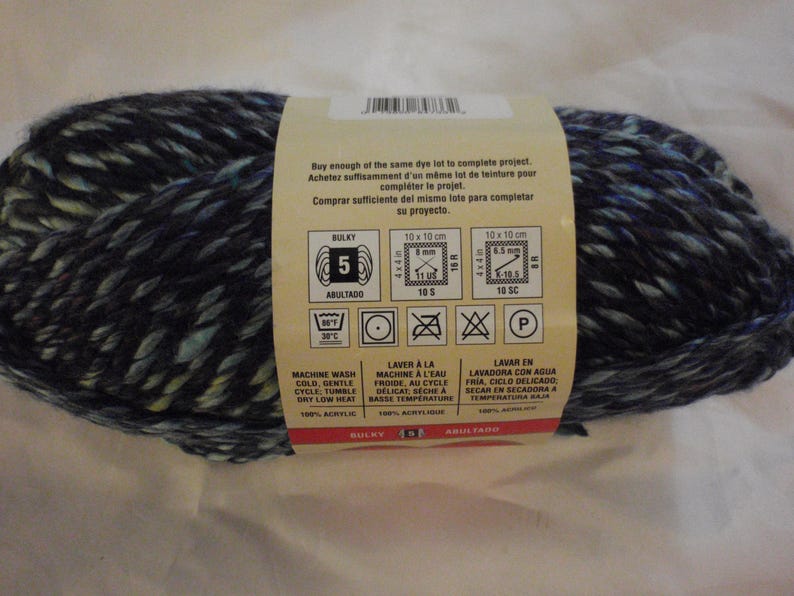 Discontinued Red Heart Medley -#5 Bulky, Acrylic -energy- Full ...