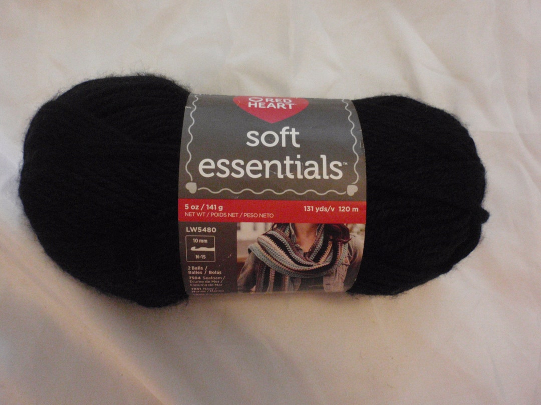 Discontinued Red Heart Soft Essentials Bulky Yarn- Full & Partial ...