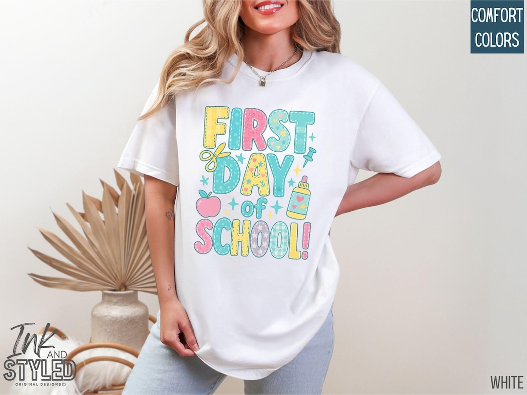 First Day of School Shirt, Back to School Shirt, 1st Day of School ...