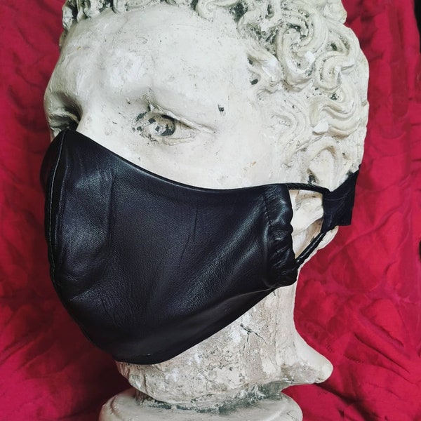 Leather Face Mask - Etsy UK