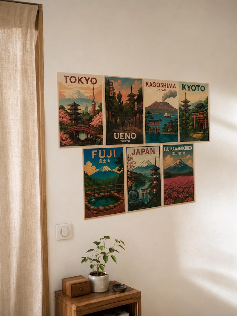 Japanese Workshop Poster on Cardboard - Minimalist Japanese Style ...