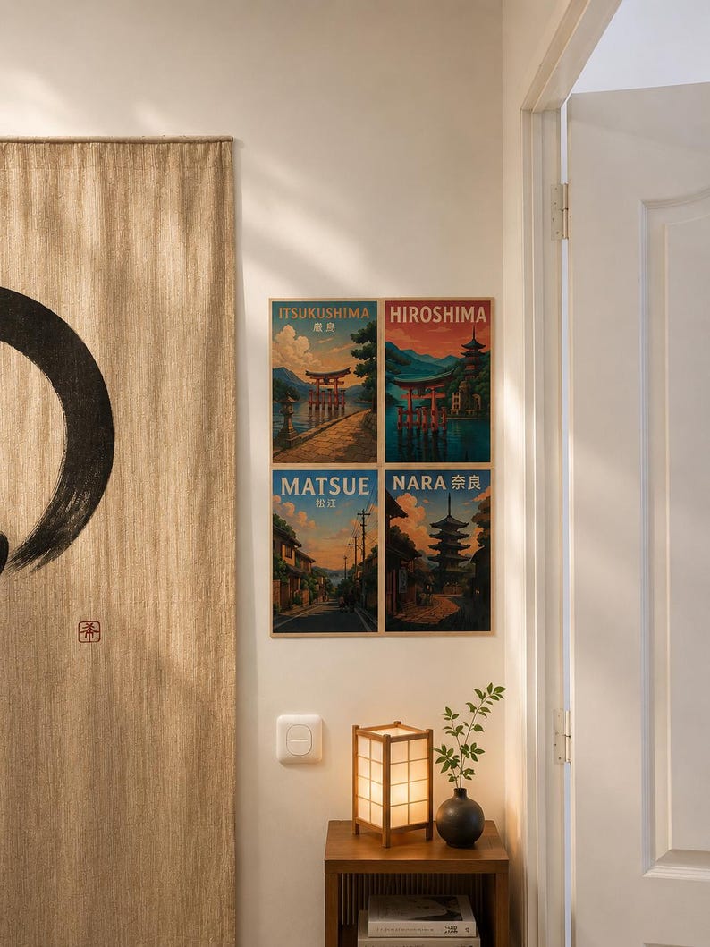 Japanese Workshop Poster on Cardboard - Minimalist Japanese Style ...