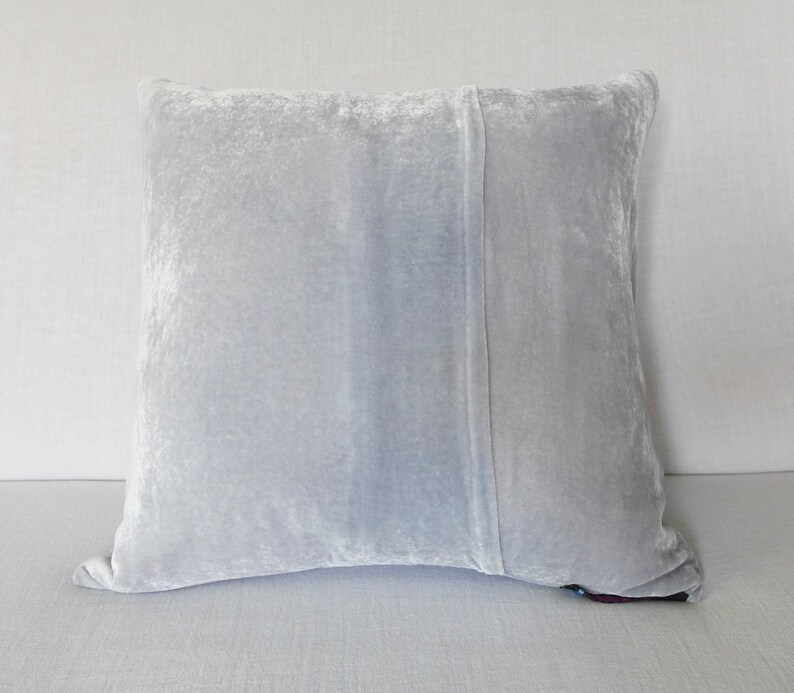 Grey/blue Soft Cloud/eggshell Velvet Pillow Cover - Etsy