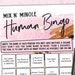 Women's Human Bingo Party Game - Birthday Party, Office Event, Mixer ...