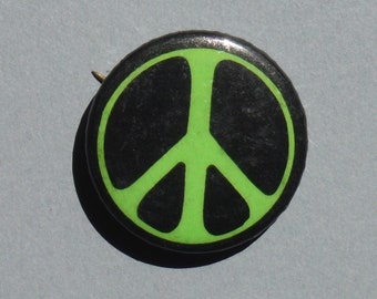 Peace sign button | Etsy