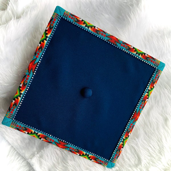 Native Beaded Graduation Cap - Etsy
