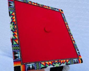 Kids Shiny Dark Green Graduation Cap W/ Tassel 2024 Date Drop Blank ...