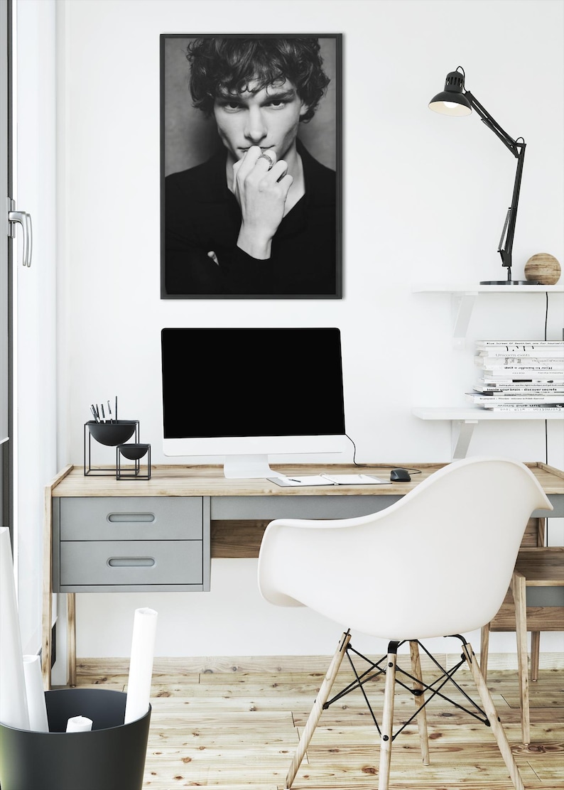 Mason Thames Poster | Black and White Celebrity Print | Teenage Actor ...